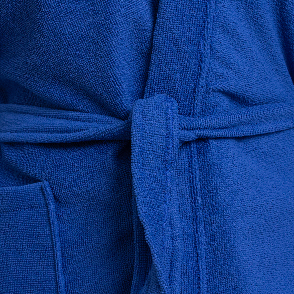 Bata de baño Microfibra Azul Rey – Blancos Damec